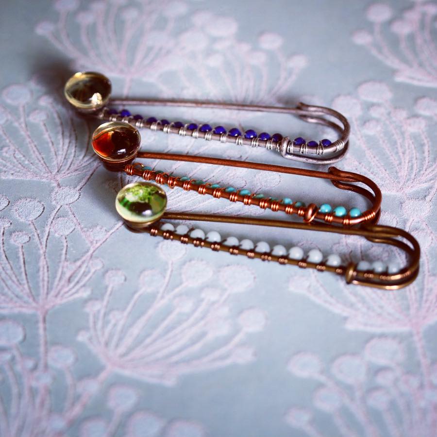 Fancy Safety Pins | Jewelry Gifts – TAMARUSAN